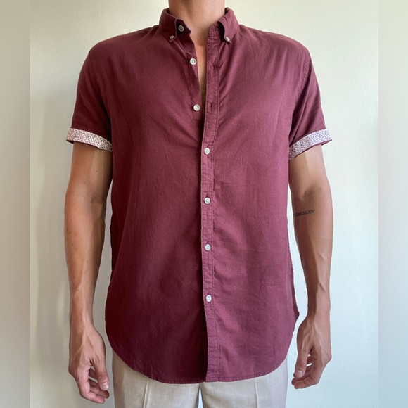 Cactus Man | Shirts | Cactus Man Shortsleeve Button Down Shirt | Poshmark